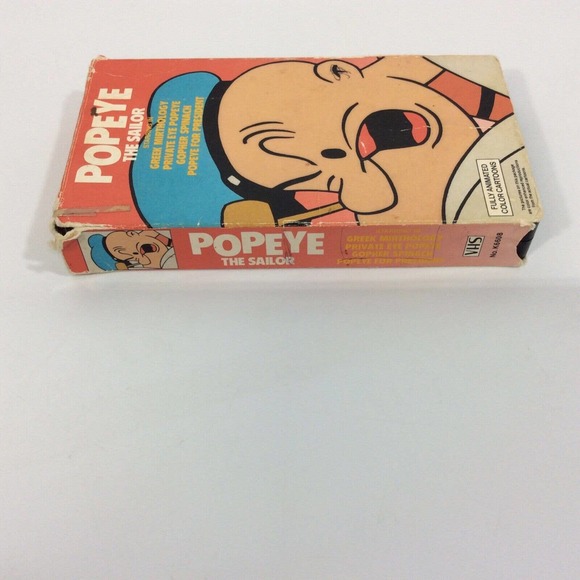 Kids Klassics | Media | Vhs Popeye The Sailor Greek Mirthology Private ...